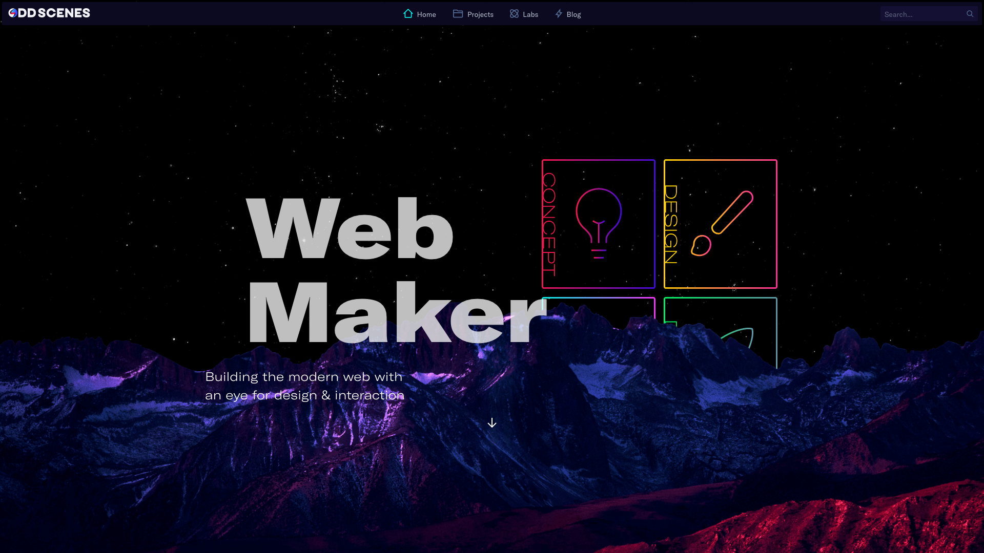 GitHub - jbrz0/os-website: Odd Scenes design & development portfolio ...